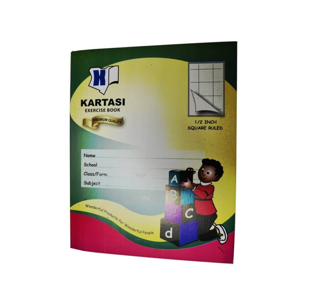 Exercise Book A5 Half Inch Square Ruled 96Pgs Kartasi – The School Box